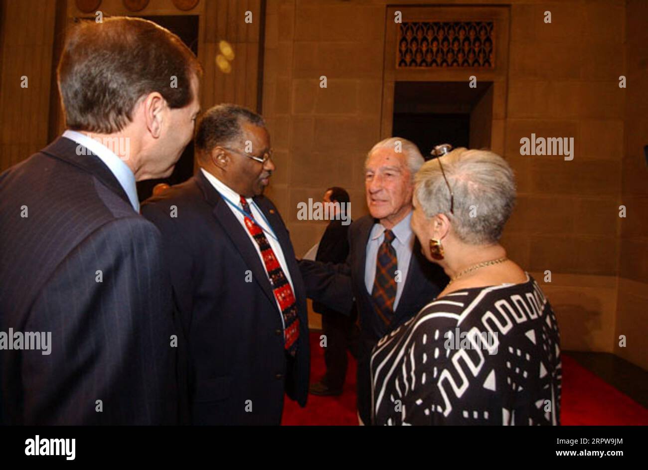Former Secretary of Interior Stewart Udall, second from right ...