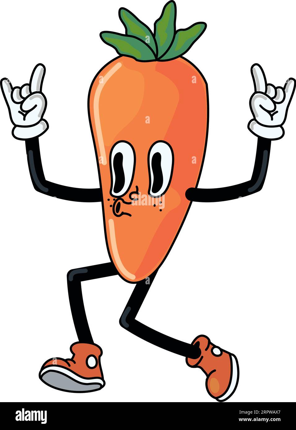 vegetable cartoon character carrot Stock Vector Image & Art - Alamy