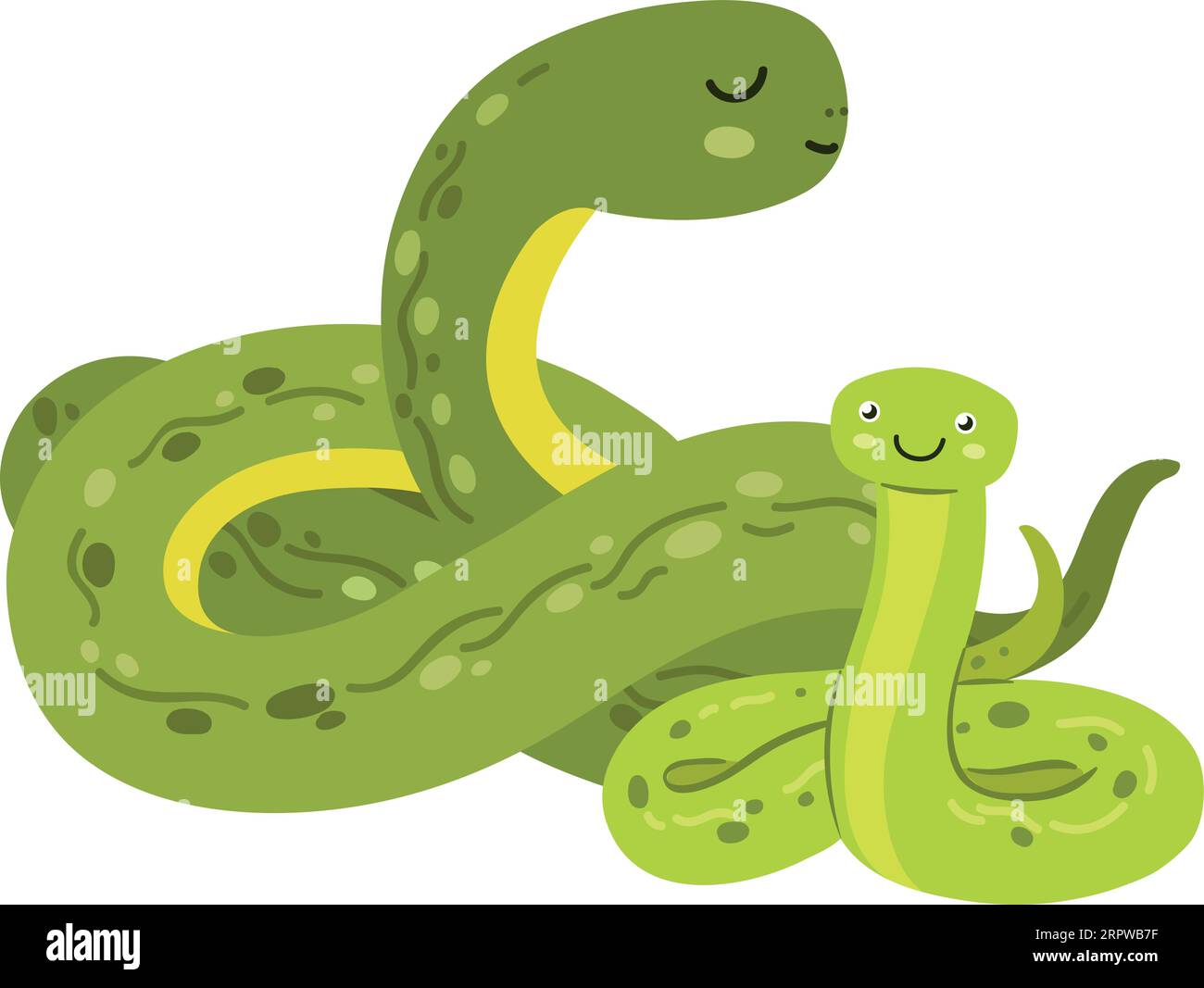 Mother and baby animal reptile Stock Vector Images - Alamy