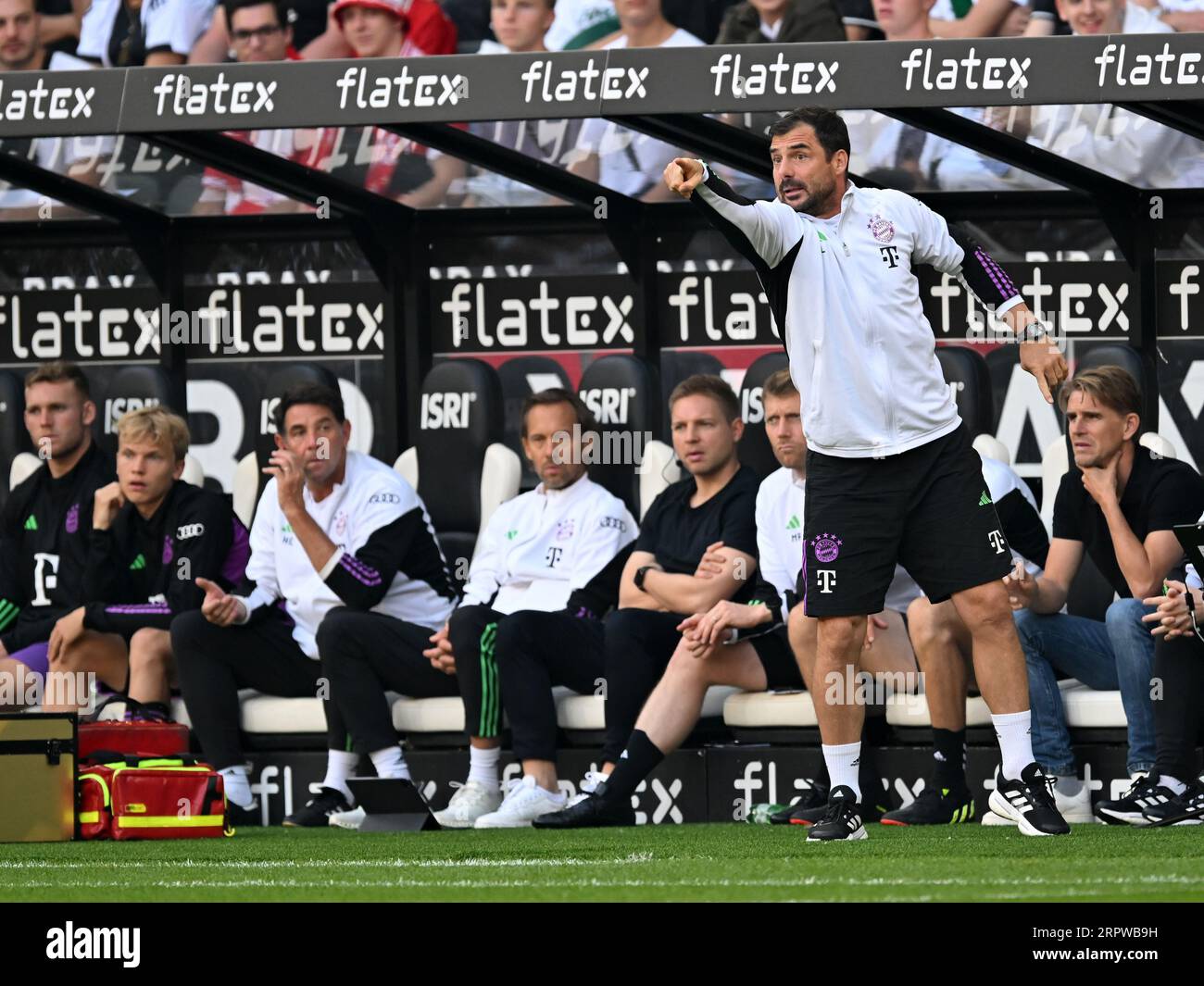 MONCHENGLADBACH - FC Bayern Munchen assistant coach Zsolt Low during ...