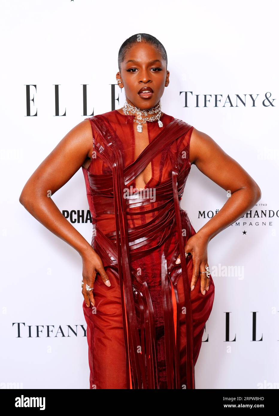 Julie Adenuga arrives at the Elle Style Awards held at the Old Sessions ...