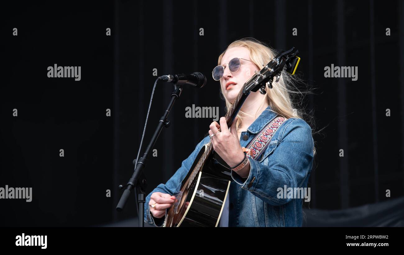 Photographs of Billie Marten performing at Connect Festival 2023 at the ...