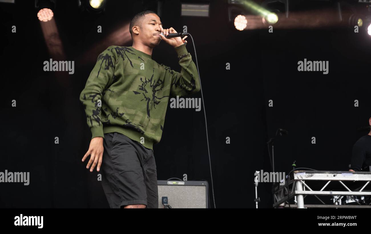 Photographs of Louis Culture performing at Connect Festival 2023 at the ...