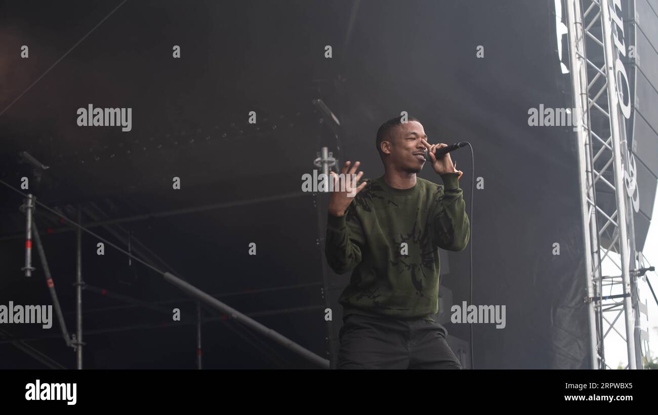 Photographs of Louis Culture performing at Connect Festival 2023 at the ...