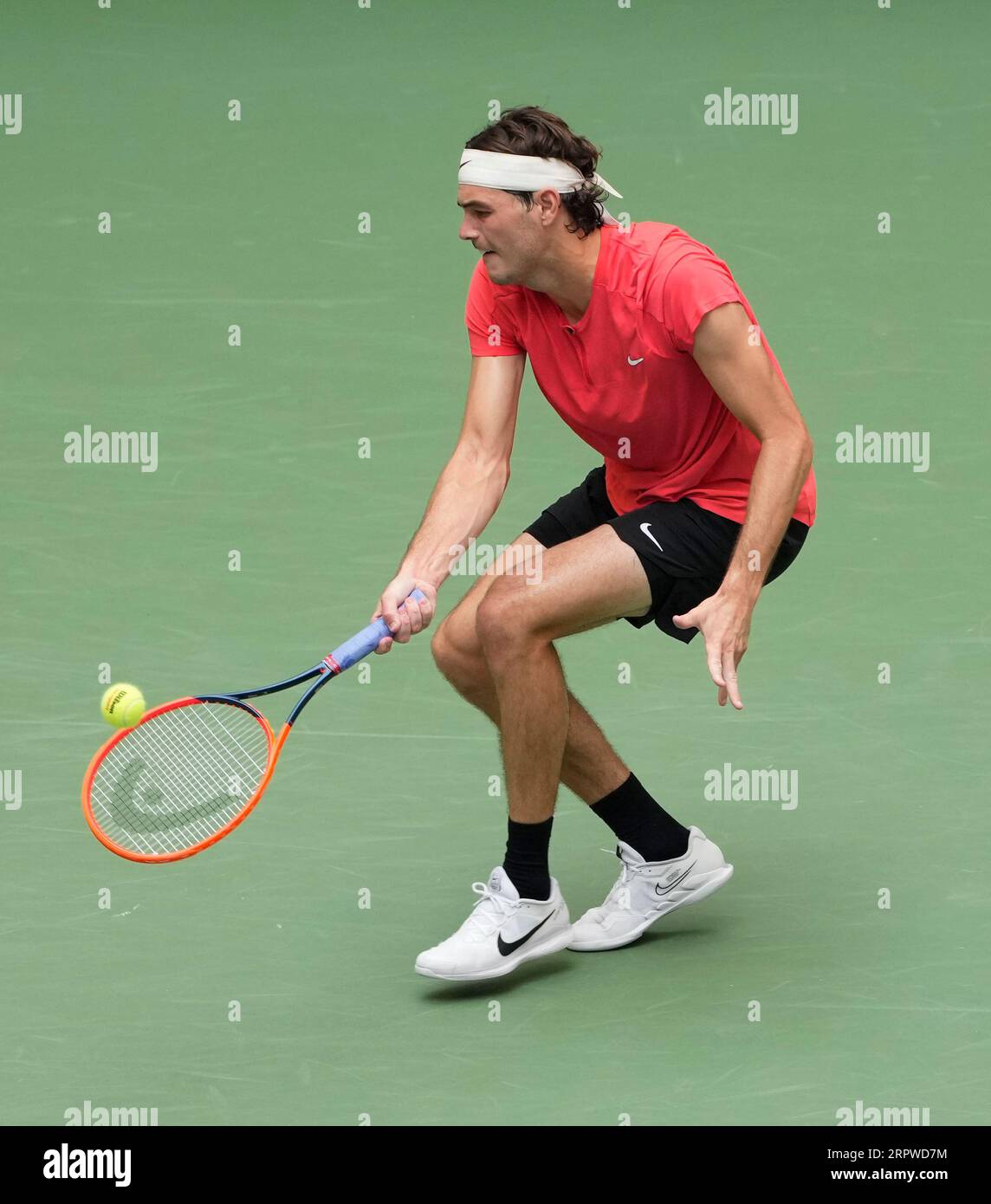 September 5, 2023: Taylor Fritz (USA) loses to Novak Djokovic (SRB), 6-1, 6-4, 6-4 at the US ...