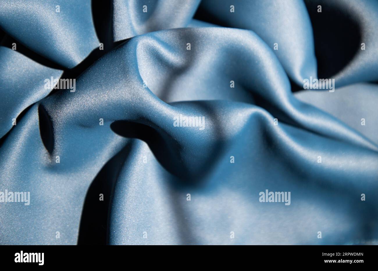 blue silk texture close up Stock Photo - Alamy