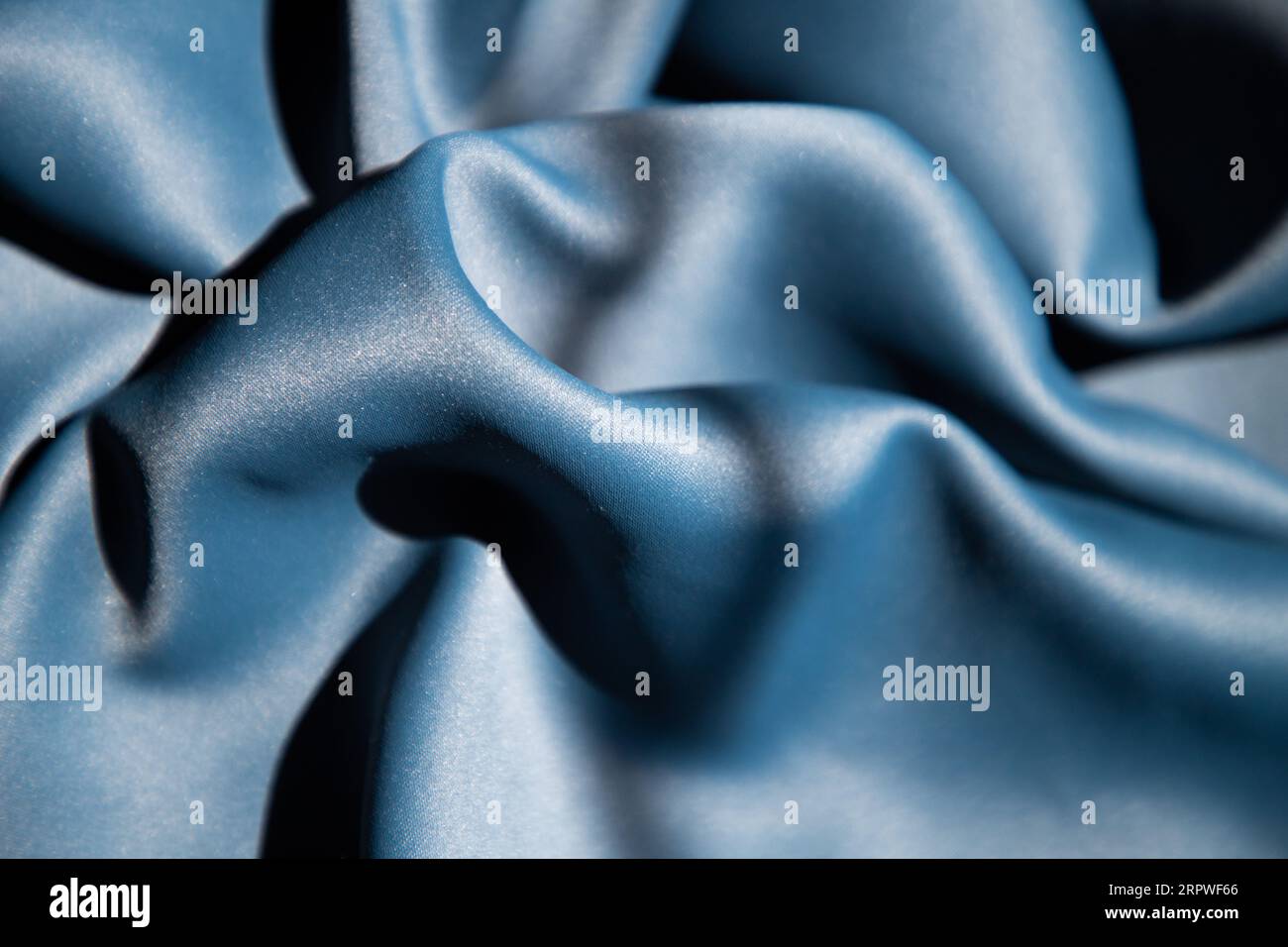 blue silk texture close up Stock Photo - Alamy