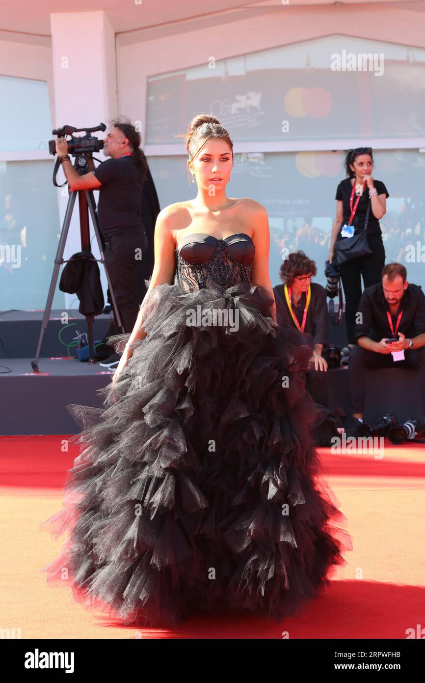Venice, Italy, 5th September, 2023. Federica Scagnetti arriving on the ...