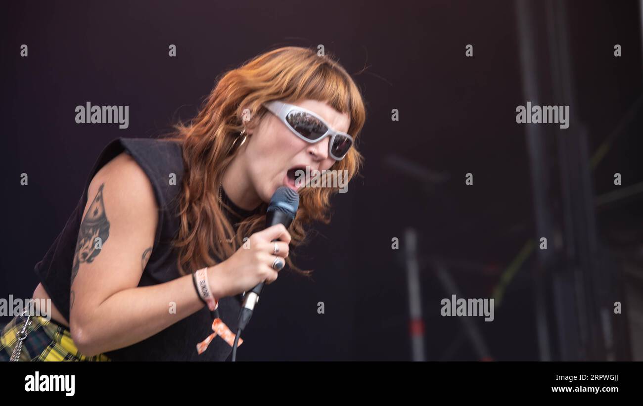 Photographs of Panic Shack performing at Connect Festival 2023 at the ...