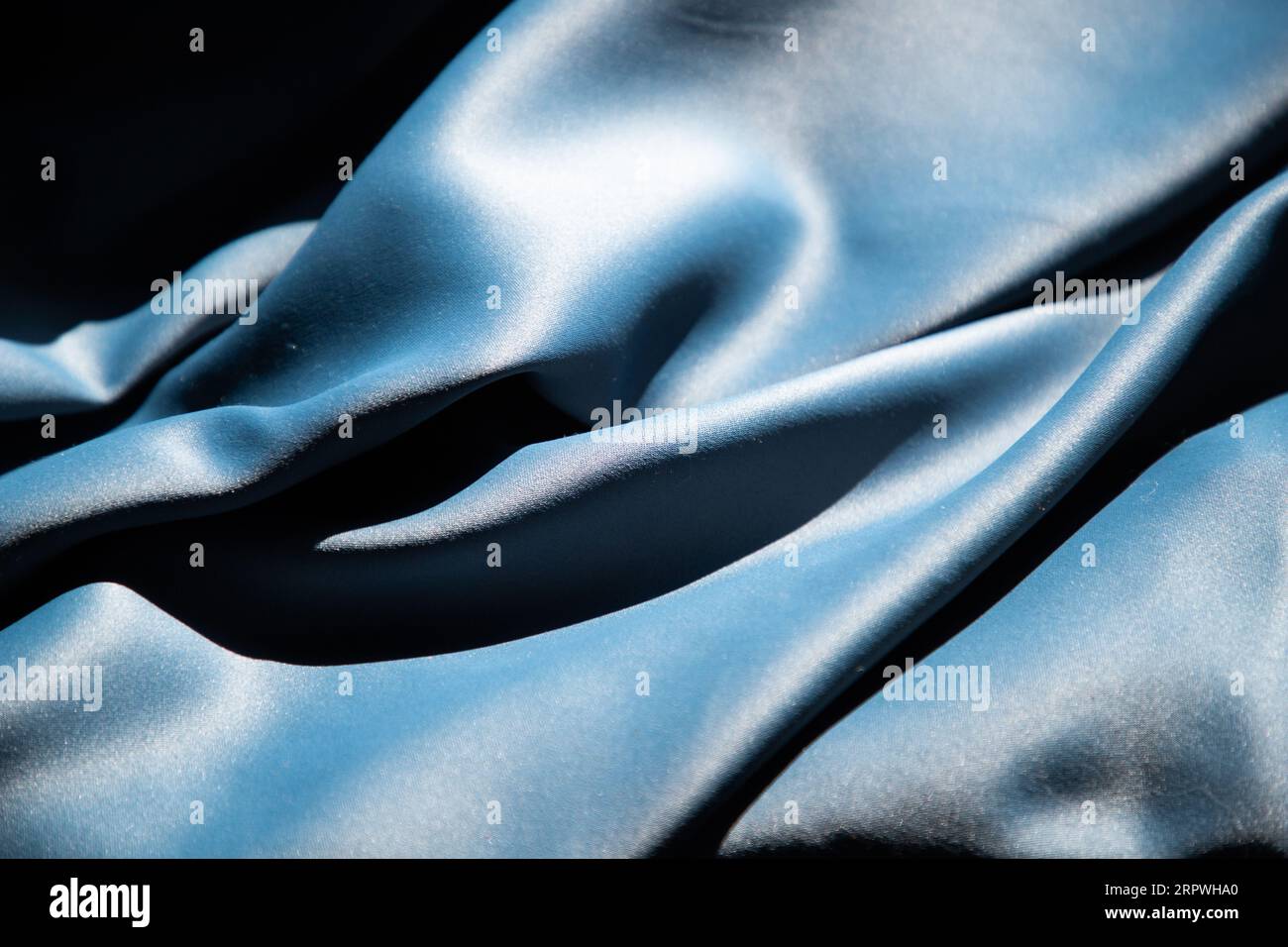 blue silk texture close up Stock Photo - Alamy