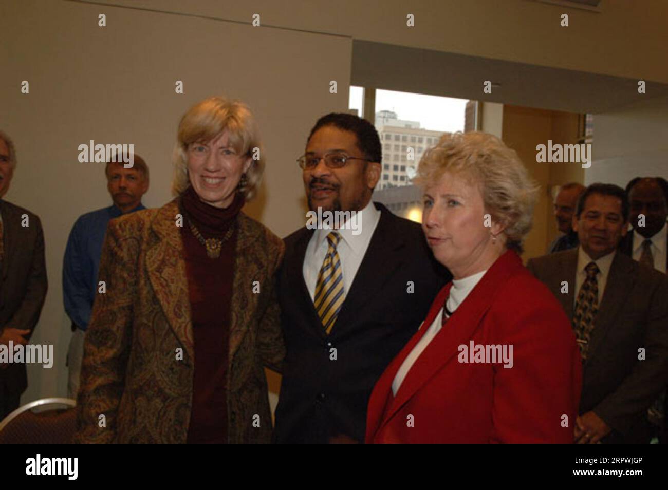 Secretary Gale Norton, far left, and National Park Service Director ...
