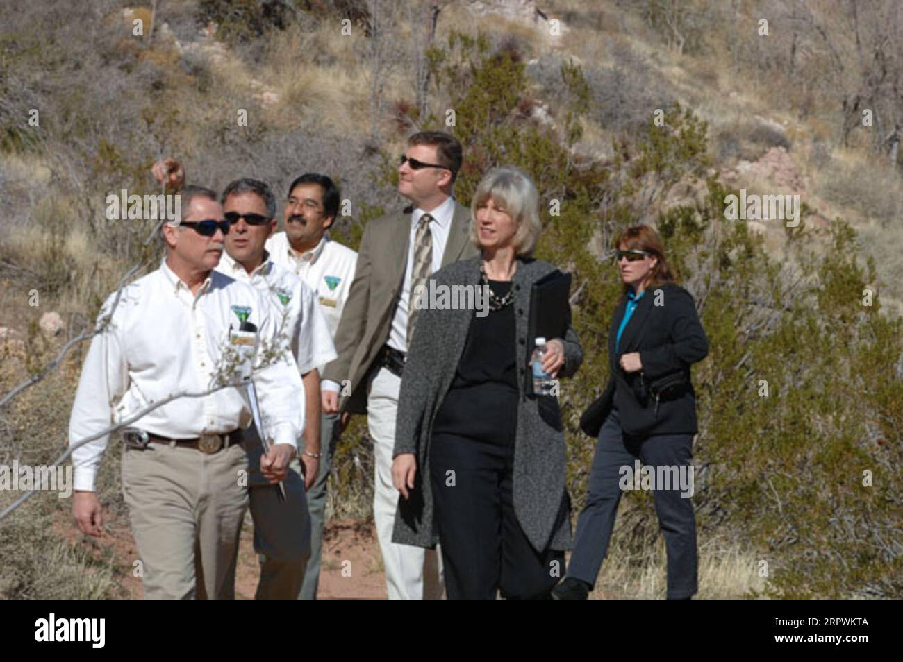 Secretary Gale Norton touring Red Rock Canyon National Conservation ...