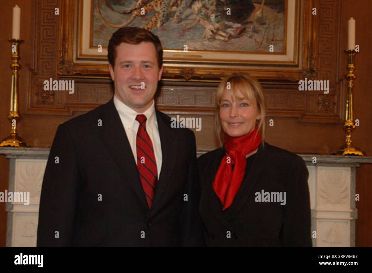 Visit Of Actress Bo Derek Right To Department Of Interior Headquarters To Discuss The National