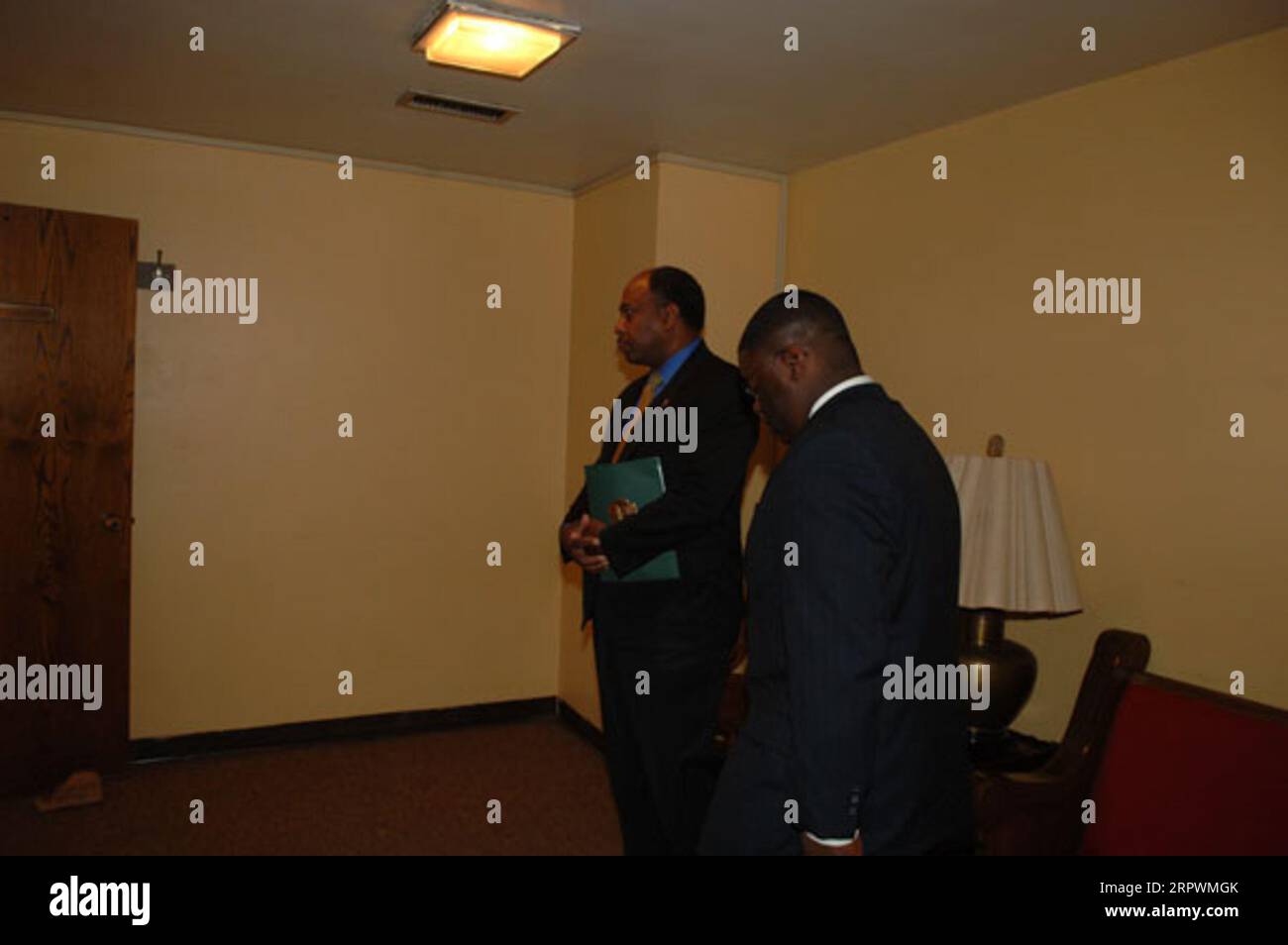 National Park Service Deputy Director, Don Murphy, left, with Reverend Arthur Price, Jr., Pastor ...