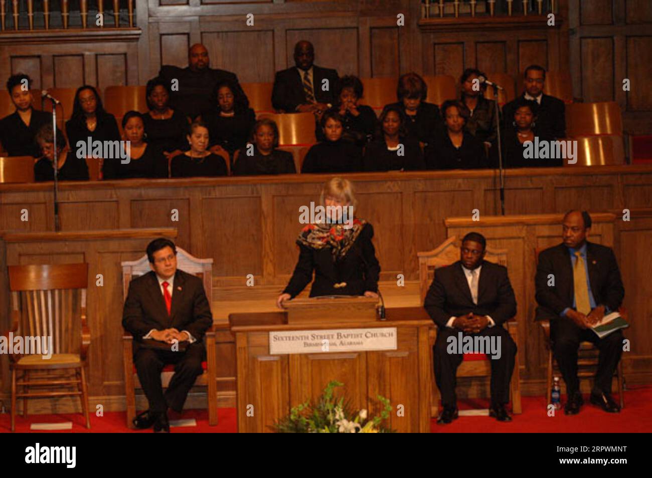 Secretary Gale Norton speaking at ceremonies designating the Sixteenth ...