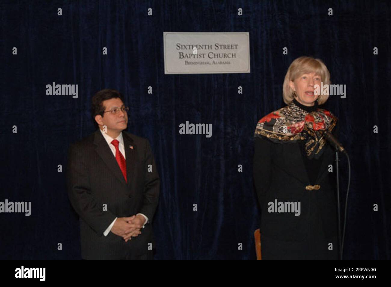 U.S. Attorney General Alberto Gonzales with Secretary Gale Norton at ...