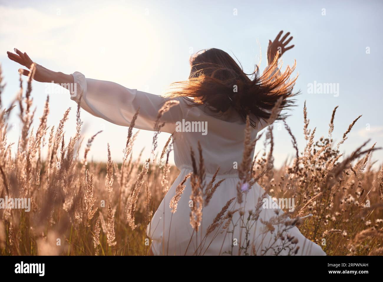 White sun dresses hi-res stock photography and images - Alamy