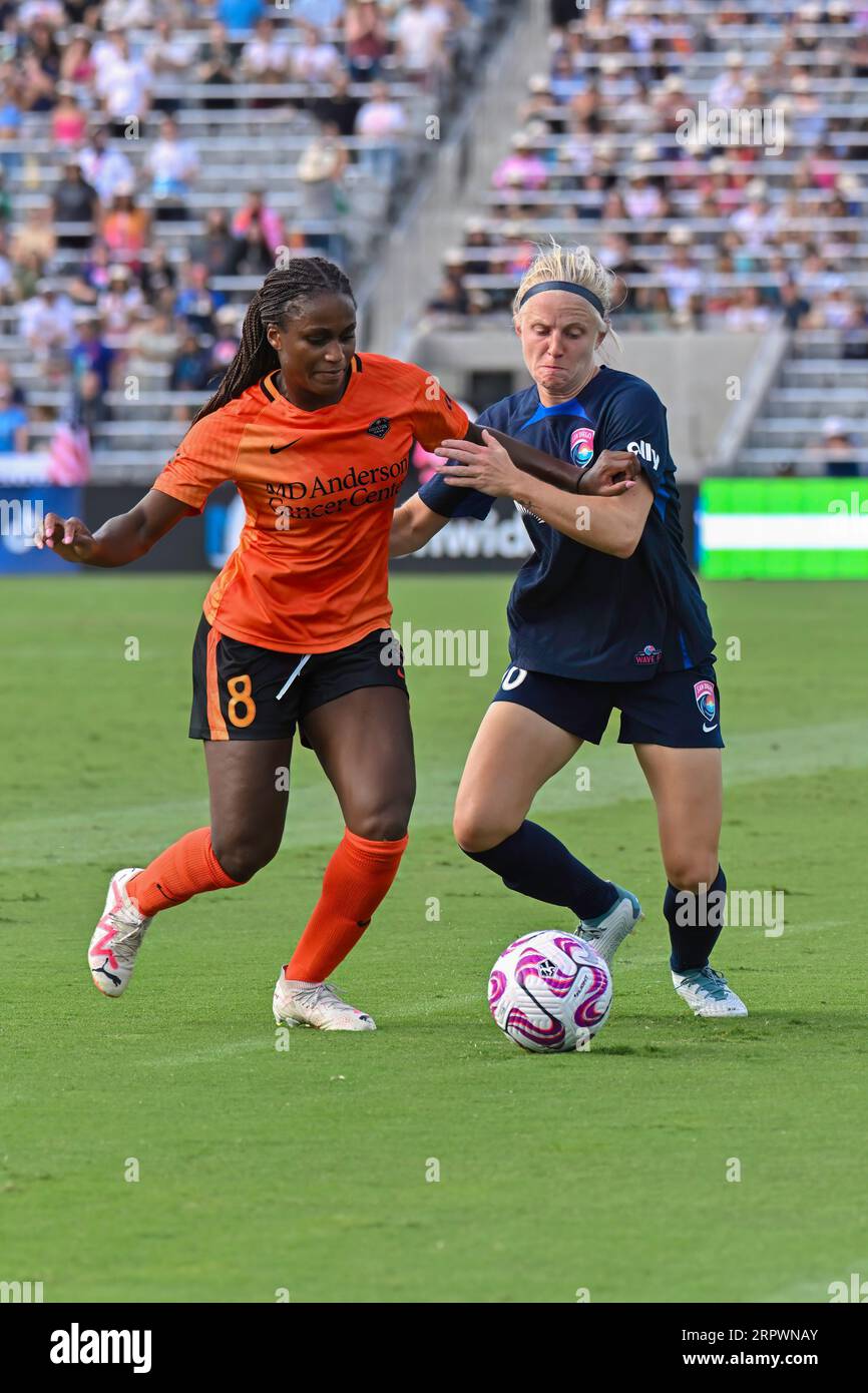 San Diego, California, USA. 03rd Sep, 2023. Houston Dash forward ...