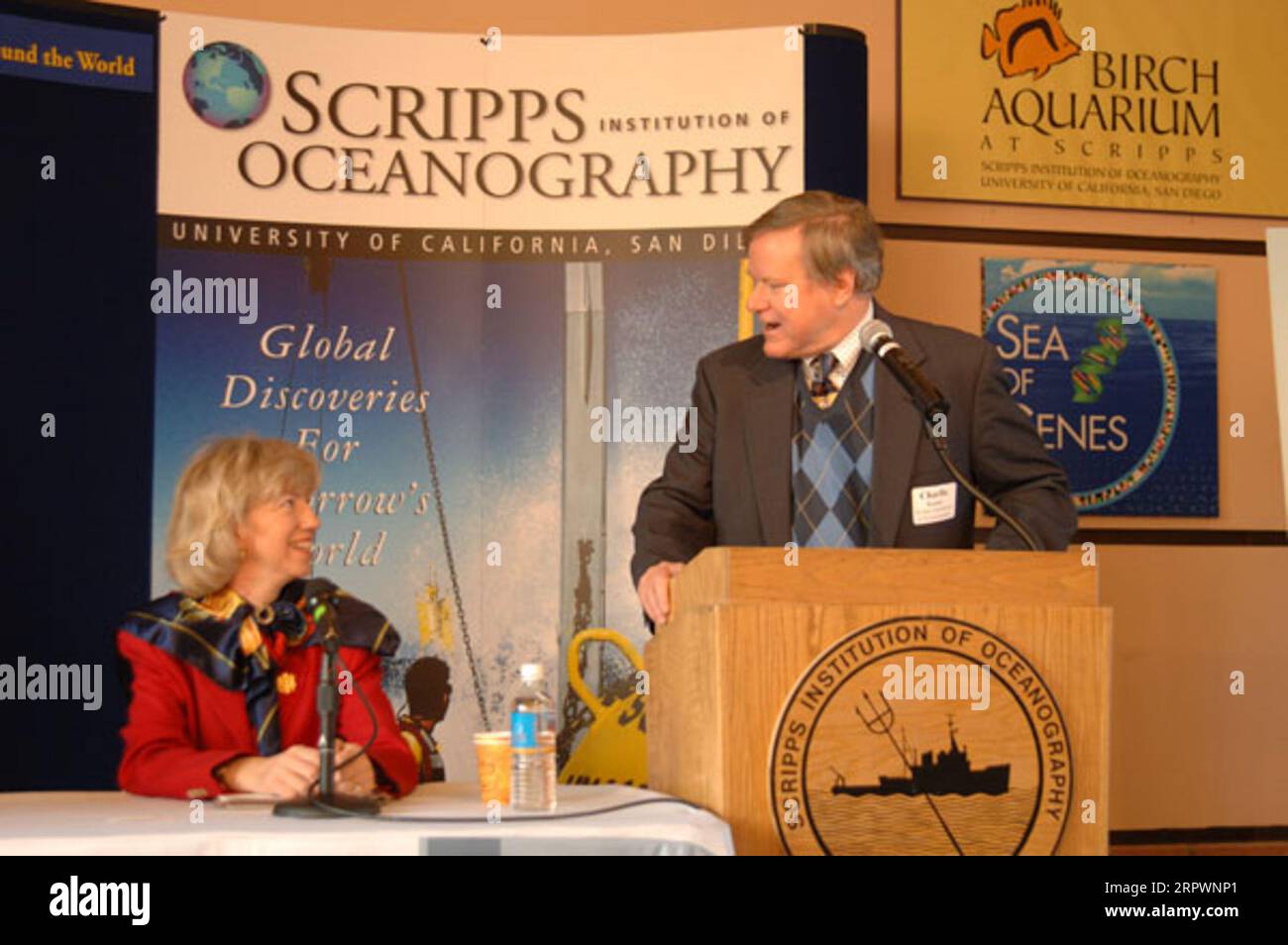 Visit by Secretary Gale Norton to the Birch Aquarium at the Scripps ...