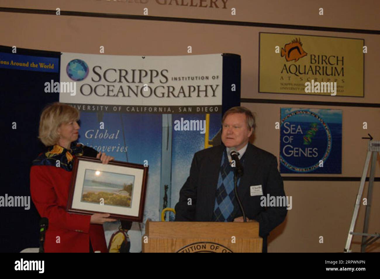 Visit by Secretary Gale Norton to the Birch Aquarium at the Scripps ...