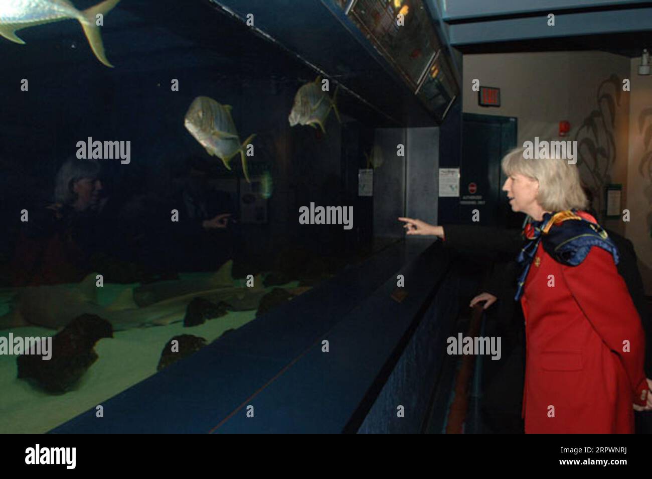 Visit by Secretary Gale Norton to the Birch Aquarium at the Scripps ...