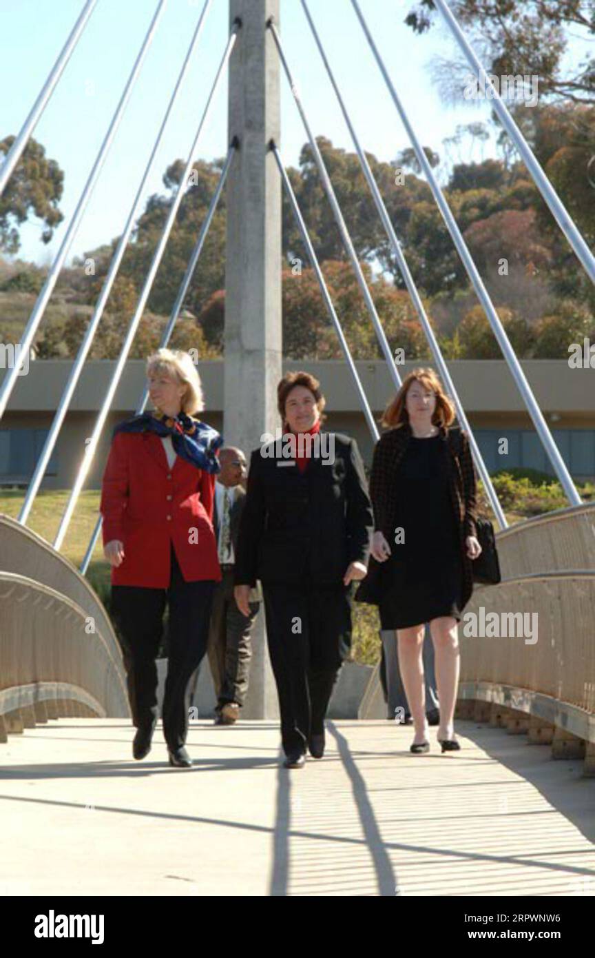 Visit by Secretary Gale Norton to the Birch Aquarium at the Scripps ...