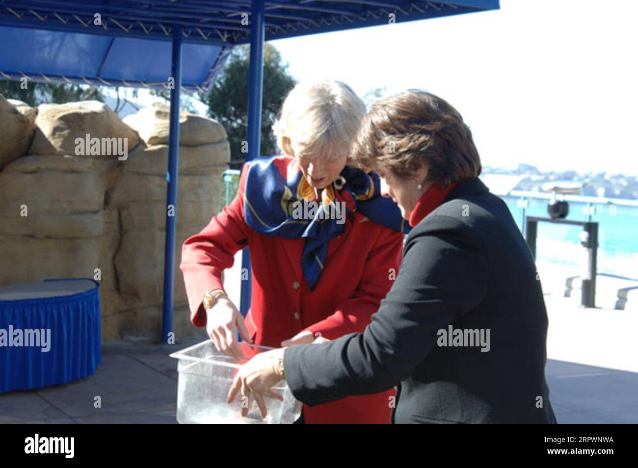 Visit by Secretary Gale Norton to the Birch Aquarium at the Scripps ...