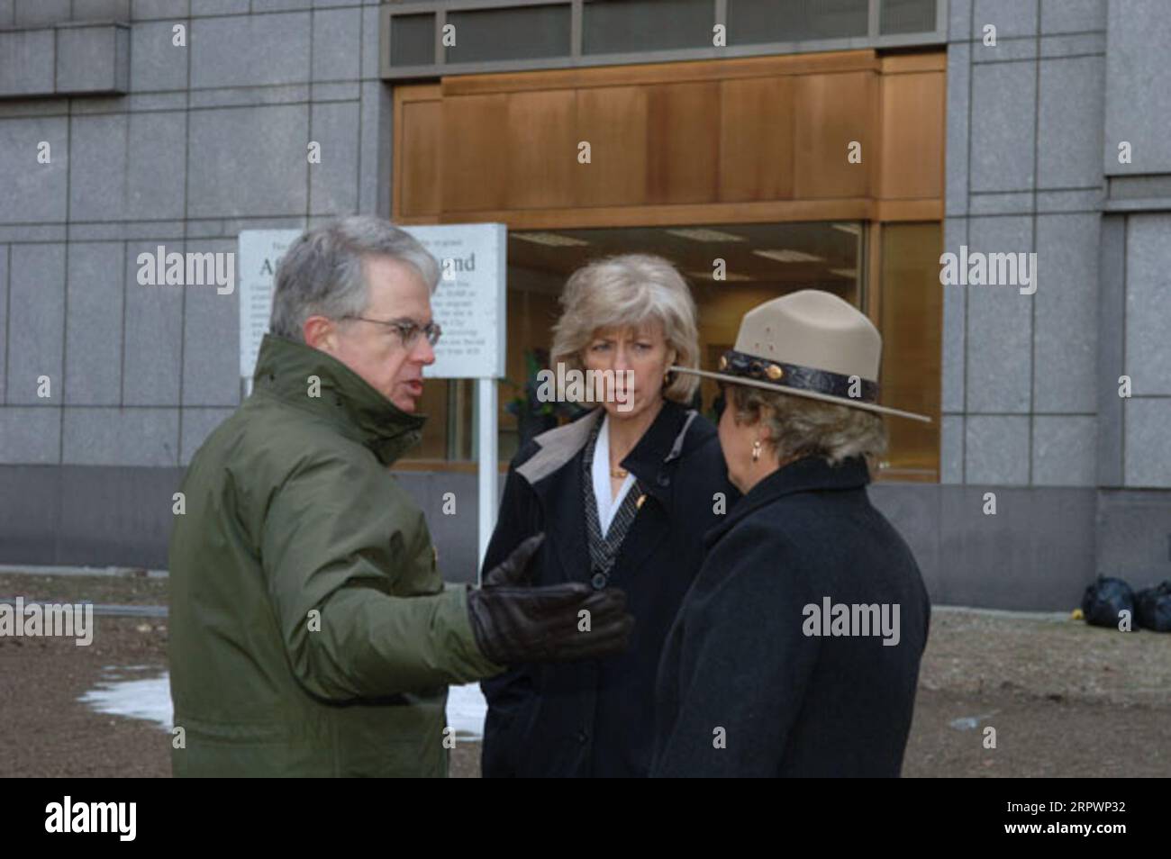Secretary Gale Norton, with National Park Service Director Fran ...