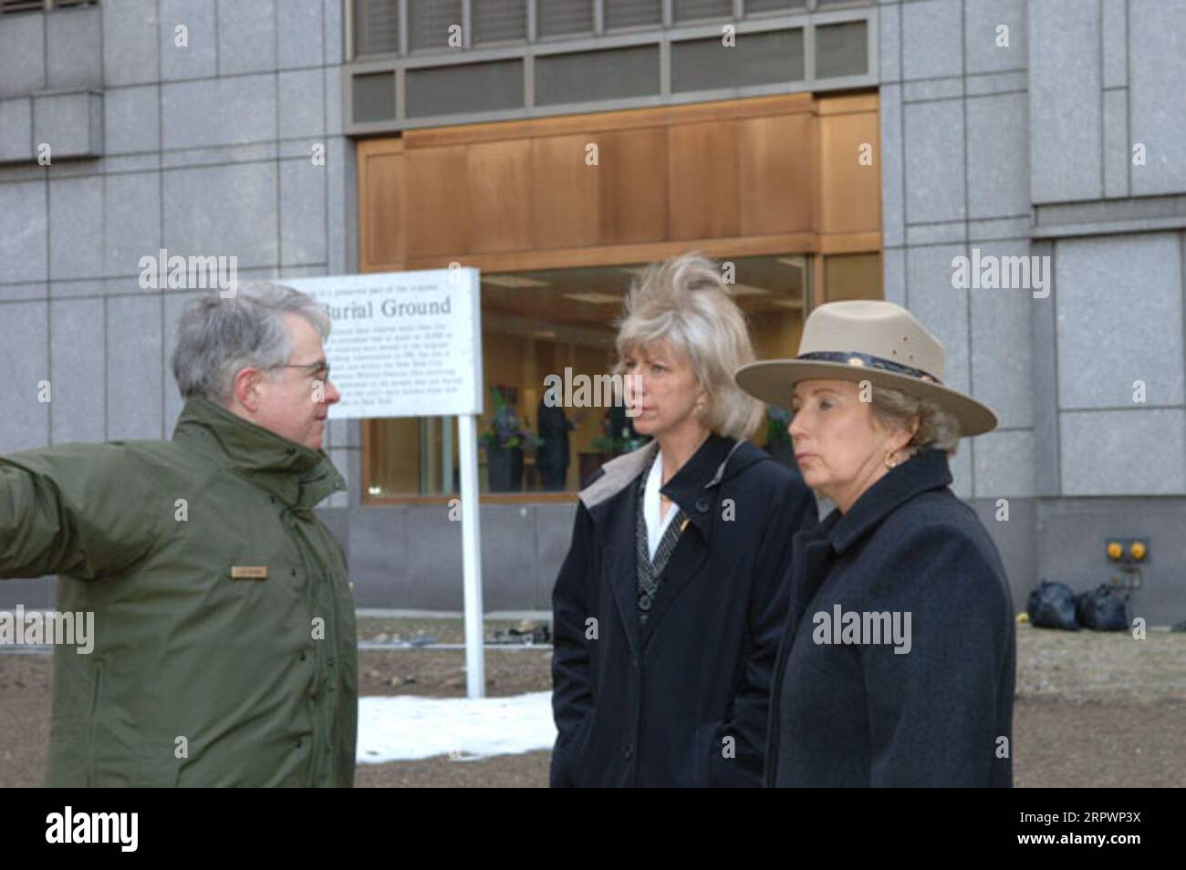 Secretary Gale Norton, with National Park Service Director Fran ...