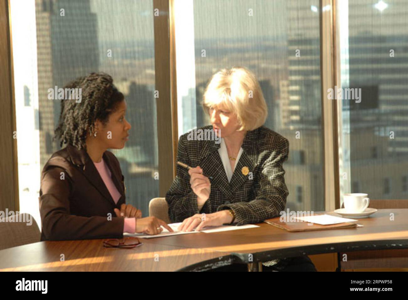 Secretary Gale Norton, right, with the Superintendent of the African ...