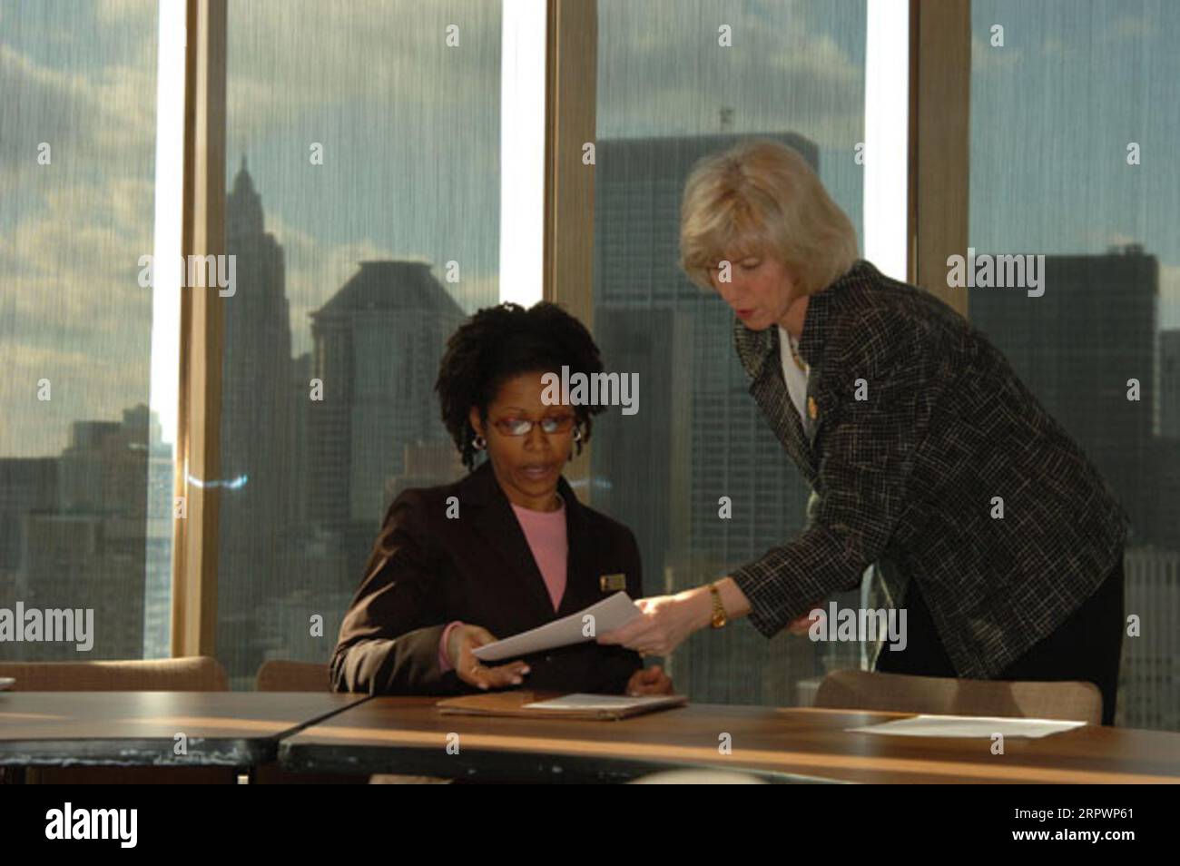 Secretary Gale Norton, right, with the Superintendent of the African ...