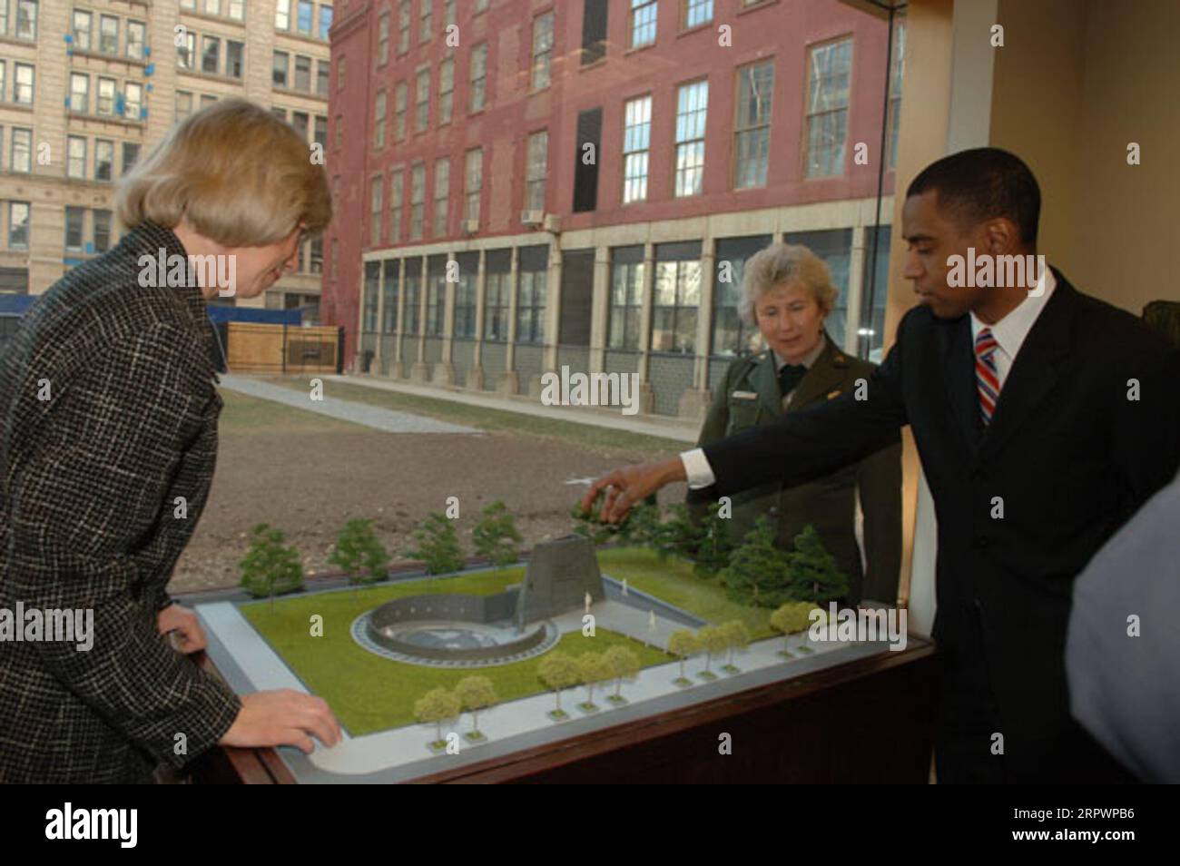 Secretary Gale Norton, far left, and National Park Service Director ...
