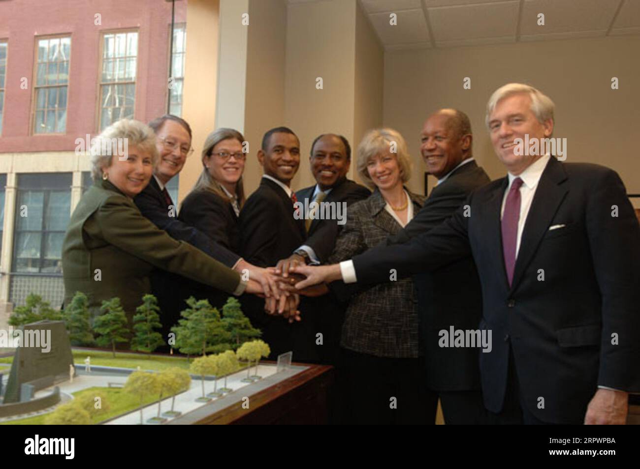 Federal officials Fran Mainella, David Bibb, Eileen Long-Chelales ...