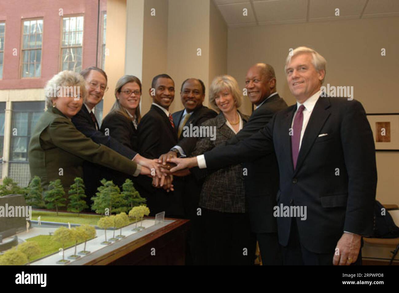 Federal officials Fran Mainella, David Bibb, Eileen Long-Chelales ...