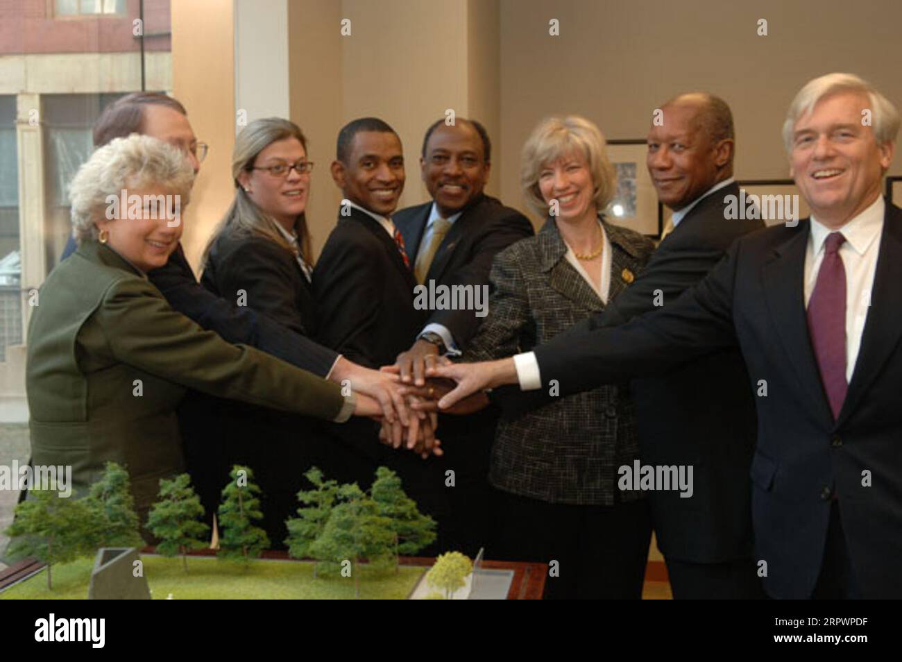 Federal officials Fran Mainella, David Bibb, Eileen Long-Chelales ...