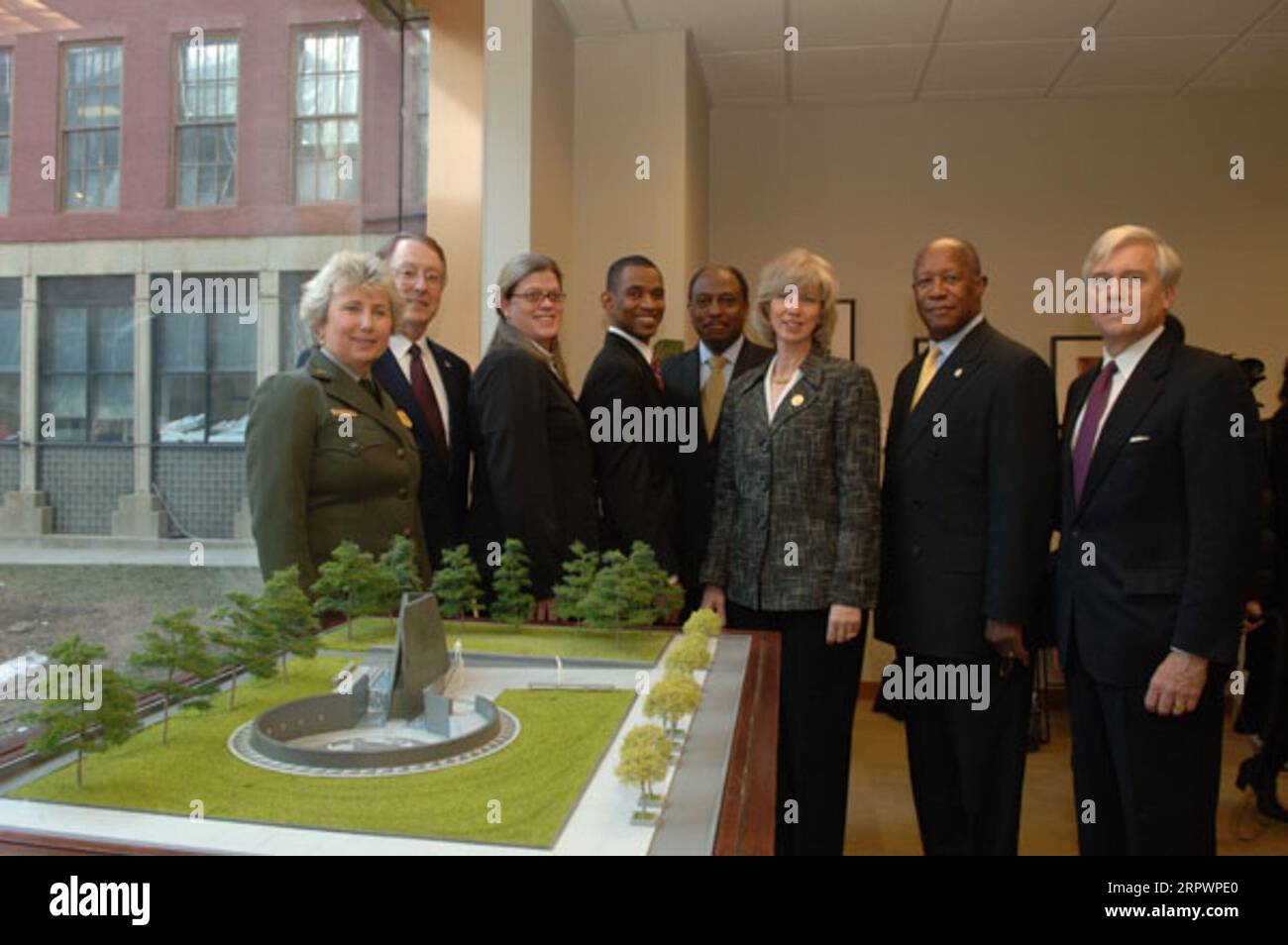 Federal officials Fran Mainella, David Bibb, Eileen Long-Chelales ...