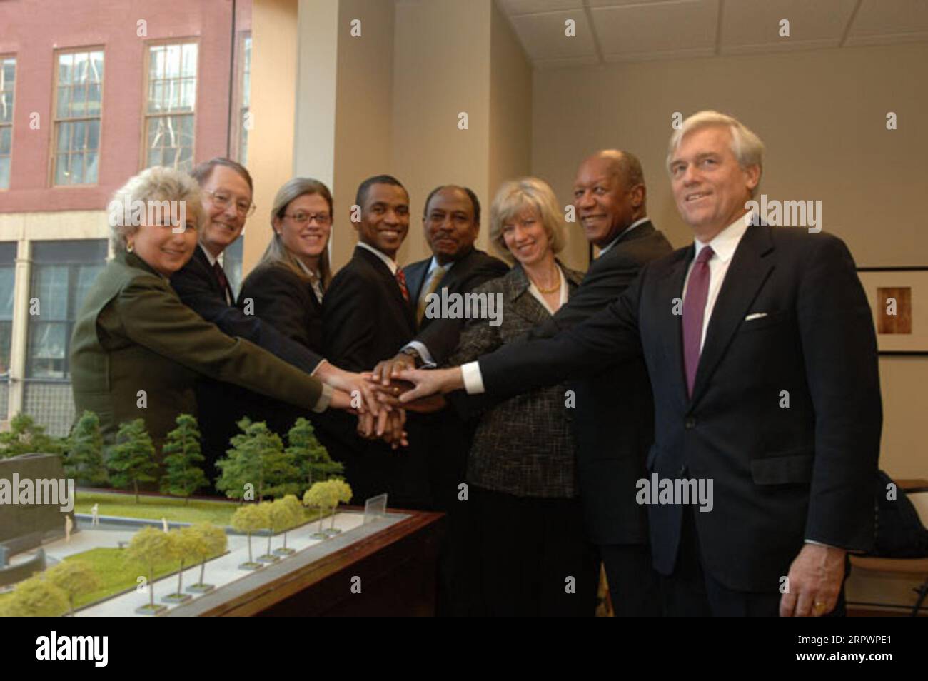 Federal officials Fran Mainella, David Bibb, Eileen Long-Chelales ...