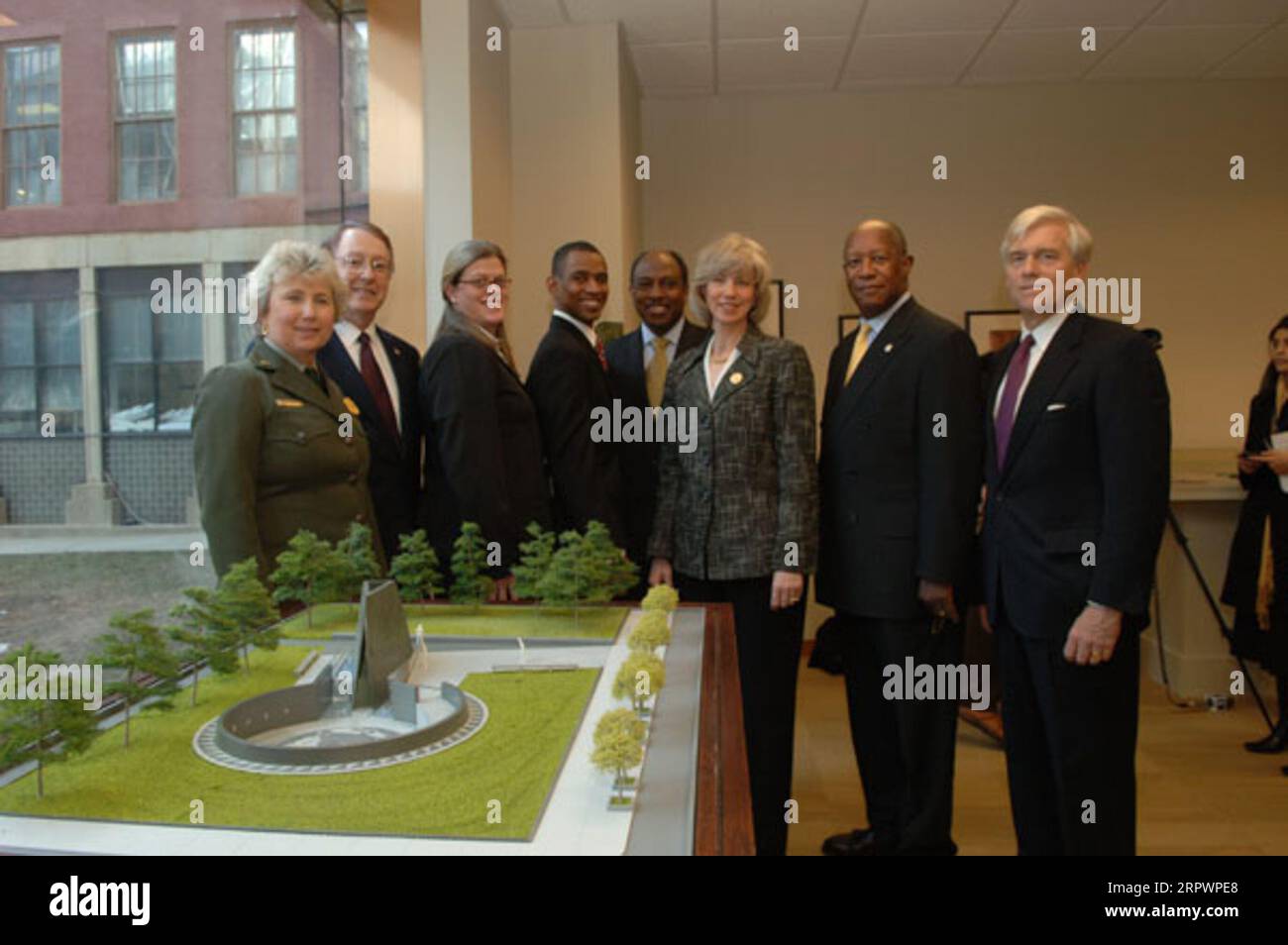 Federal officials Fran Mainella, David Bibb, Eileen Long-Chelales ...