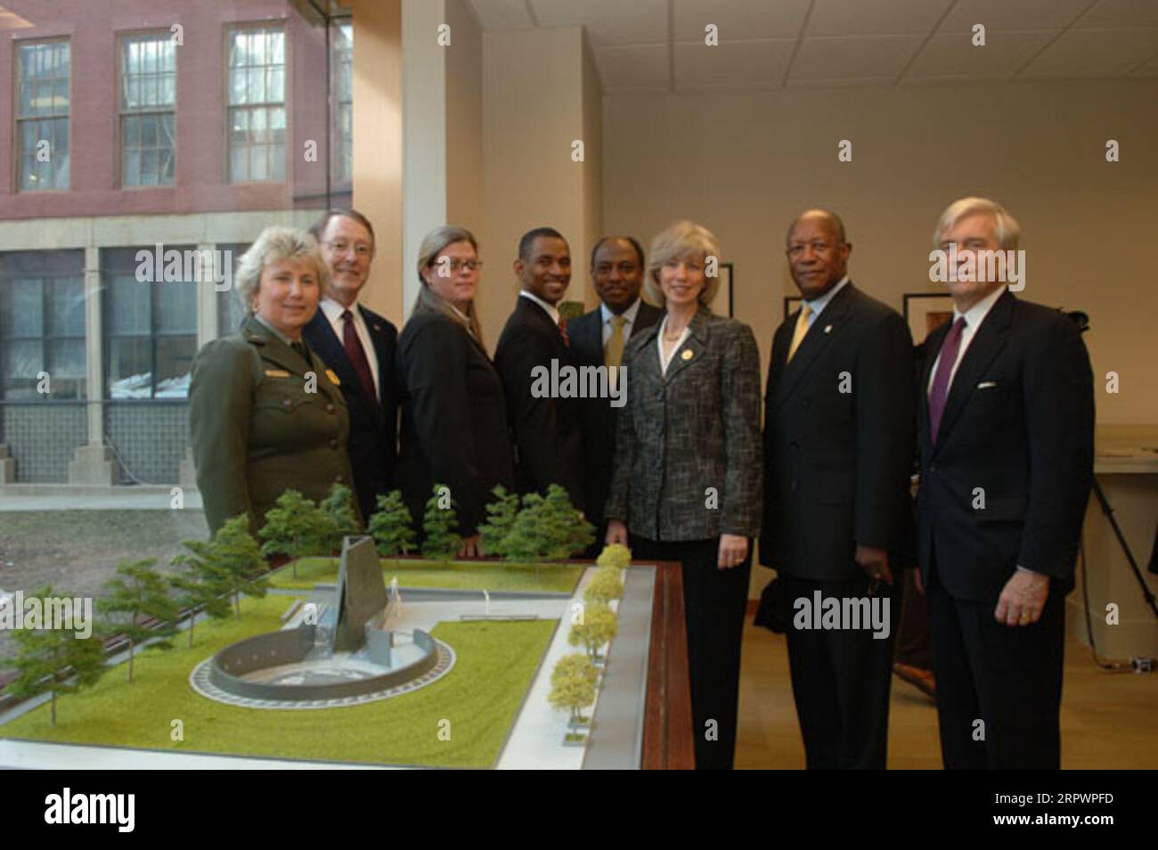 Federal officials Fran Mainella, David Bibb, Eileen Long-Chelales ...