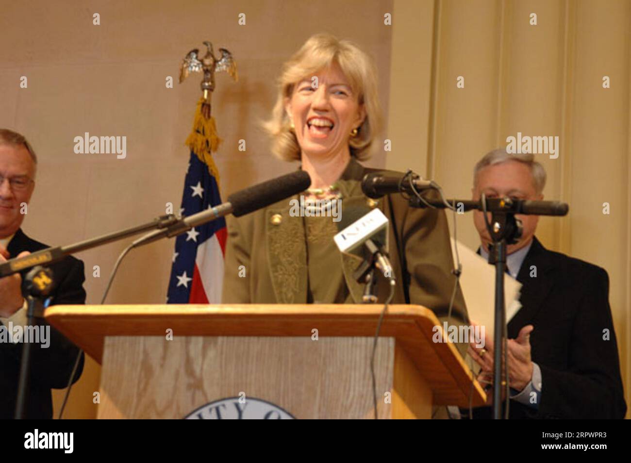 Secretary Gale Norton speaking at Cheyenne, Wyoming ceremony marking ...
