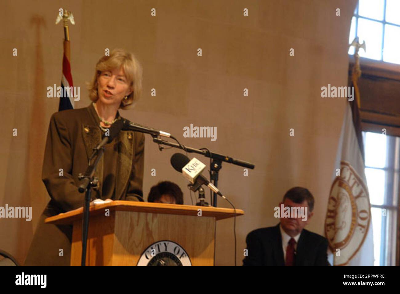 Secretary Gale Norton speaking at Cheyenne, Wyoming ceremony marking ...