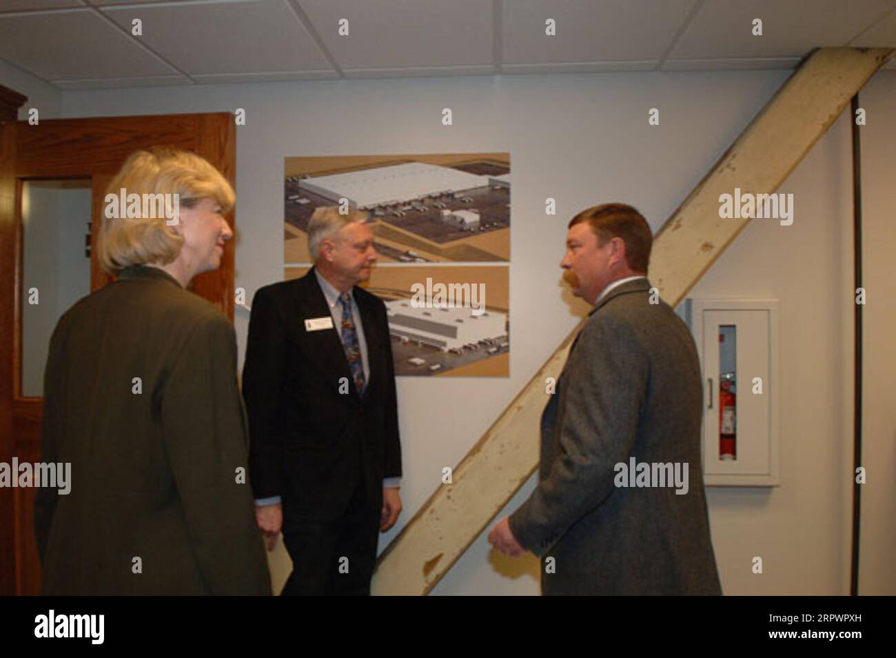 Secretary Gale Norton, left, accompanied by Chief Executive Officer of ...