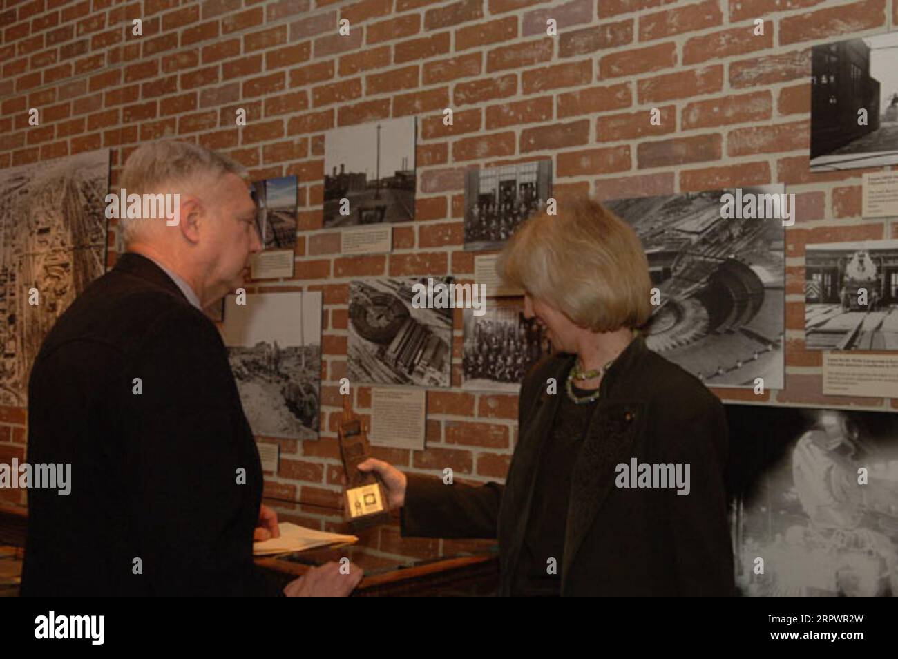 Secretary Gale Norton, right, accompanied by the Chief Executive ...