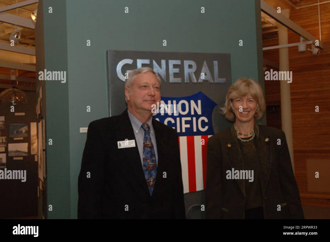 Secretary Gale Norton, right, accompanied by the Chief Executive ...