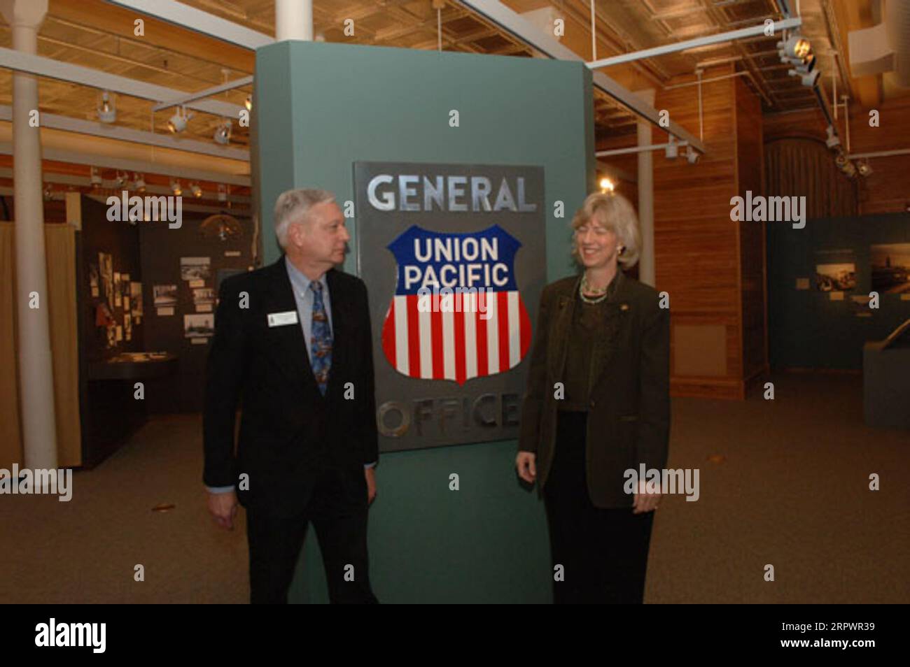 Secretary Gale Norton, right, accompanied by the Chief Executive ...