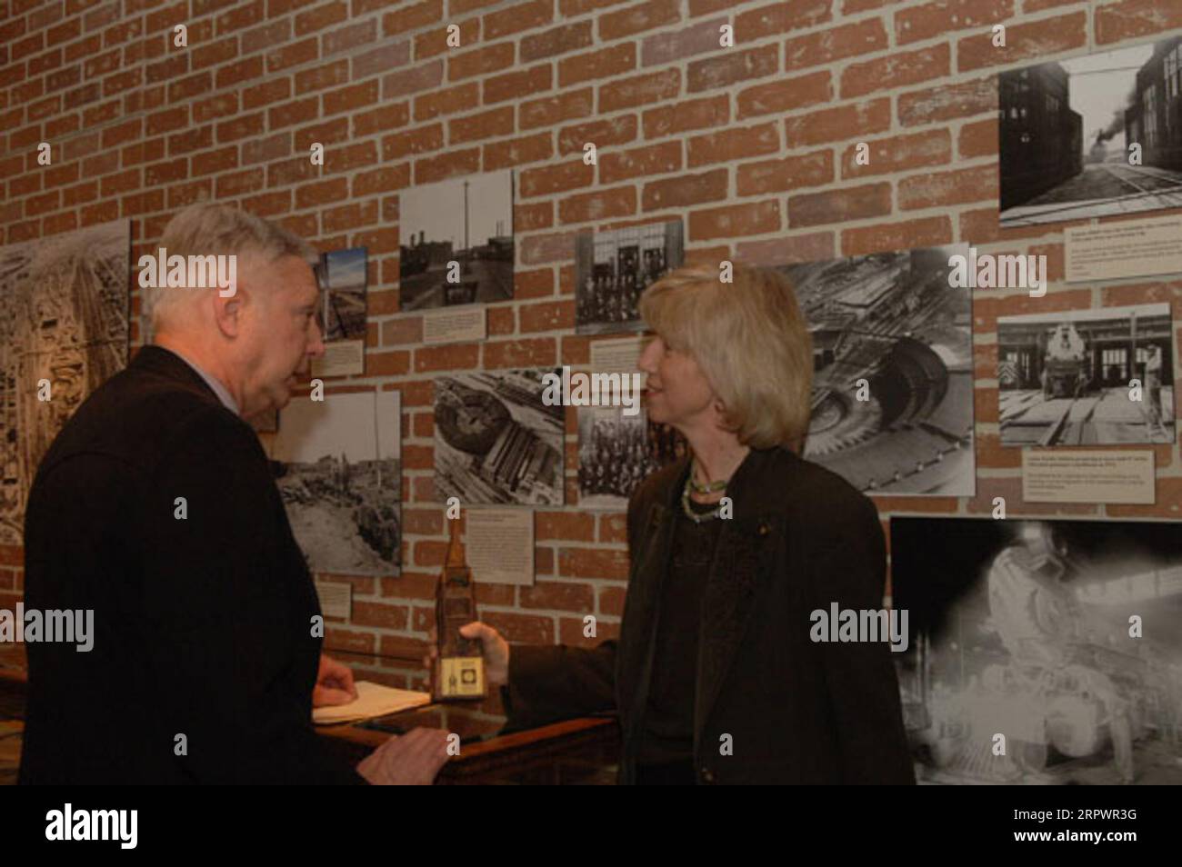 Secretary Gale Norton, right, accompanied by the Chief Executive ...