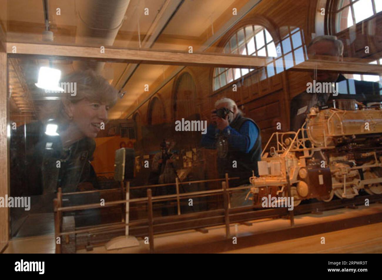 Secretary Gale Norton, left, accompanied by the Chief Executive Officer ...