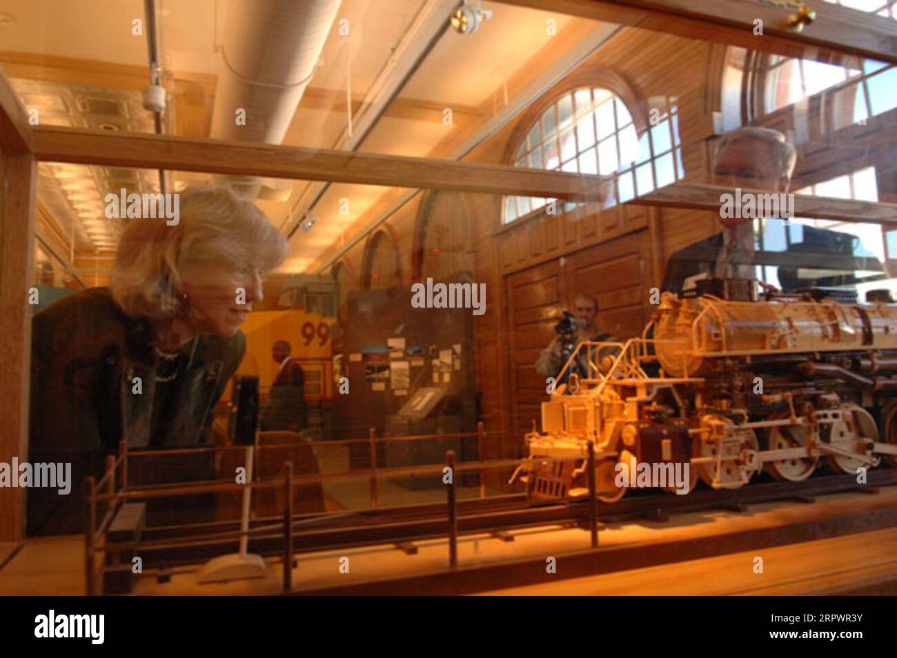 Secretary Gale Norton, left, accompanied by the Chief Executive Officer ...