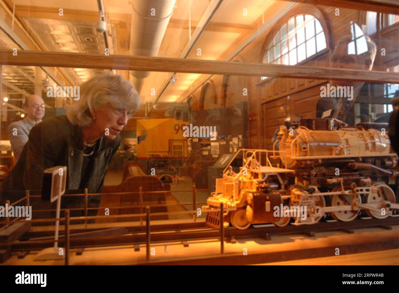Secretary Gale Norton, left, accompanied by the Chief Executive Officer ...