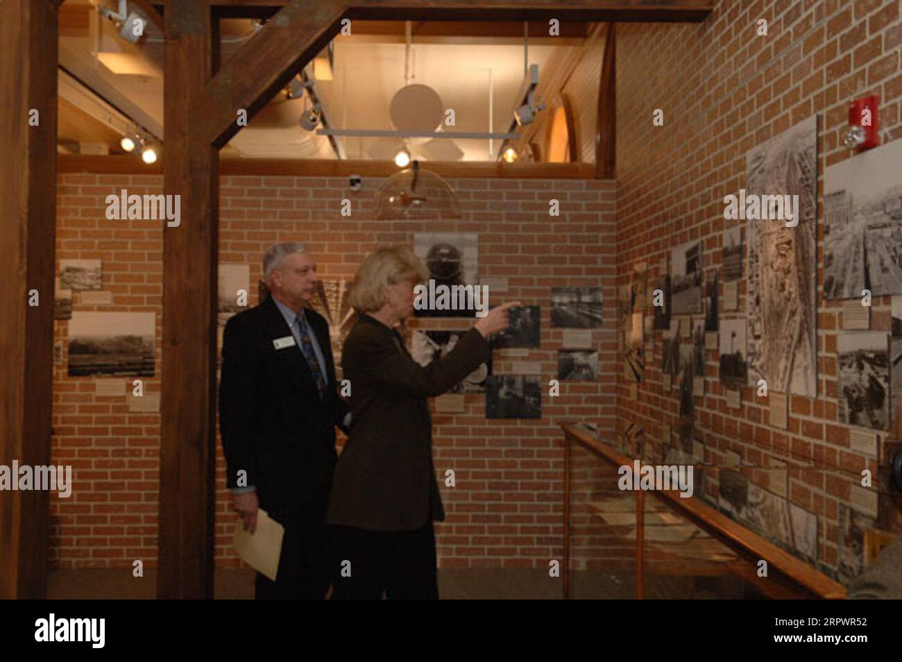 Secretary Gale Norton, right, accompanied by the Chief Executive ...
